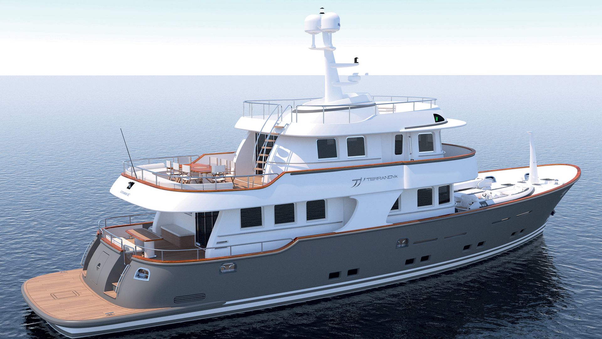 New build Terranova 85 explorer yacht for sale